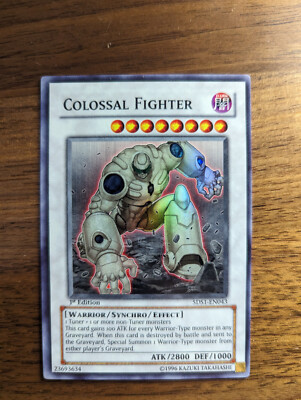 Yu-Gi-Oh! Colossal Fighter 5DS1-EN043 1st Edition Super Rare NM/M | eBay