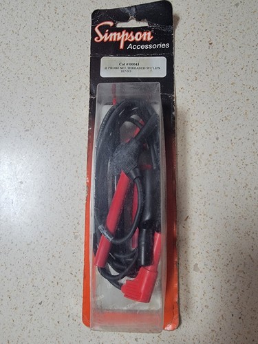 Simpson Meter Test Leads (#00043) - New Sealed - OEM Set - For The 260 ...