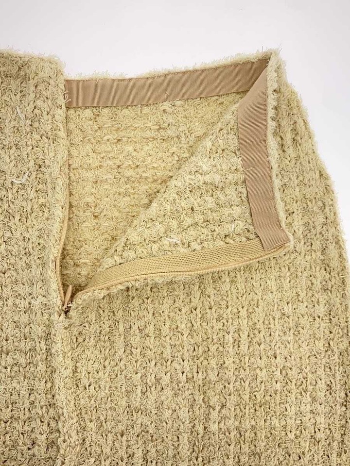 Maison Margiela Skirt, XS, Linen, Cream, Solid Color, S51MA0487 | eBay