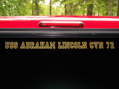 USS ABRAHAM LINCOLN CVN 72 Decal US NAVY Military USN S01 | eBay