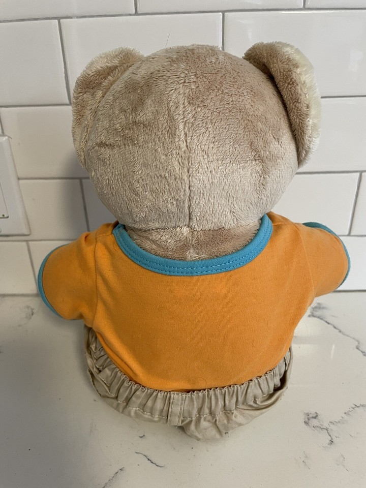 BUILD-A-BEAR-Brown Bear w SURFER OUTFIT Shirt and Tan Shorts-BAB | eBay
