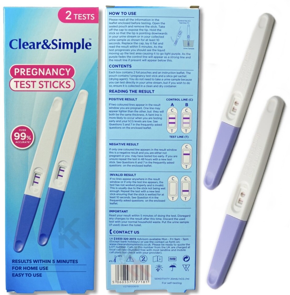 Pregnancy Test Stick Early Detection Ovulation Test Week Indicator ...
