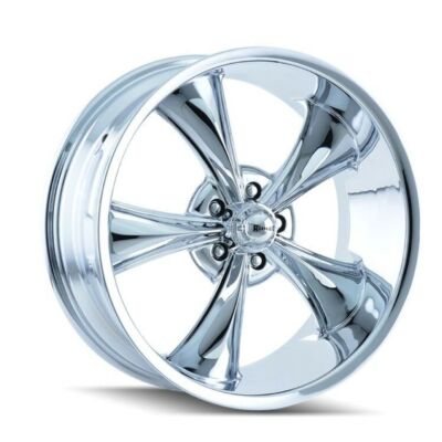 20" Ridler 695 20x10 Chrome 5x4.75 Wheel 0mm Rim For Jeep Chevy GMC | eBay