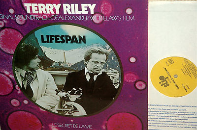 TERRY RILEY•Lifespan•1975 FRENCH OST LP•a Klaus KINSKI film!•MEGA RARE ...