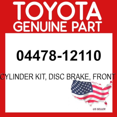 Toyota Genuine 04478-12110 Cylinder Kit Disc Brake Front 0447812110 OEM ...
