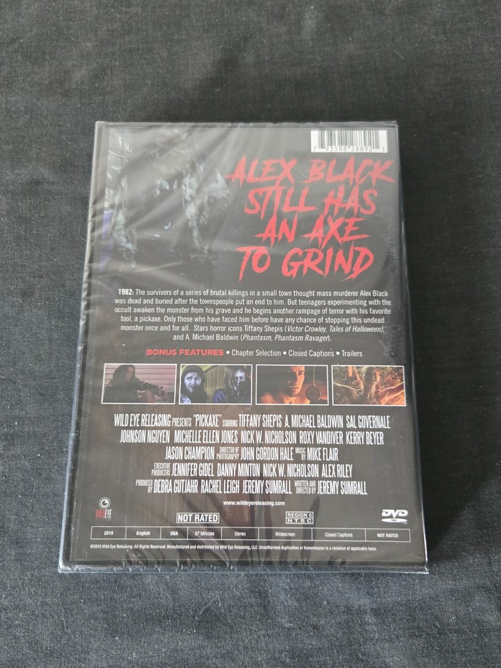Pickaxe DVD Horror Slasher RARE OOP Tiffany Shepis NEW SEALED | eBay