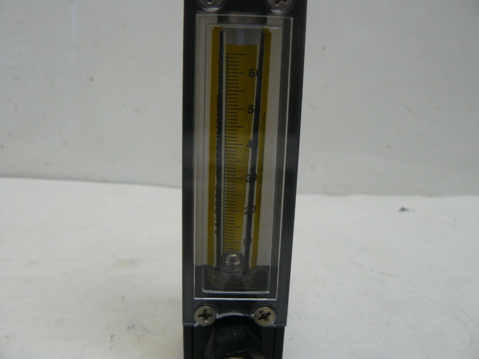 AALBORG INSTRUMENTS ROTAMETER PMR1-011399 0-65 PSI FLOW METER 200 PSIG ...