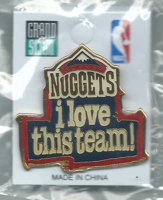 NBA Denver Nuggets i love this team! Pin OOP Basketball NIP | eBay