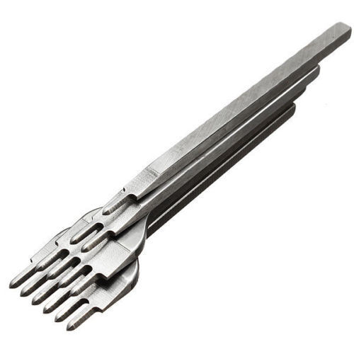 Leather Craft Tool Hole Punches Lacing Stitching Punch Tool 1/2/4/6 ...