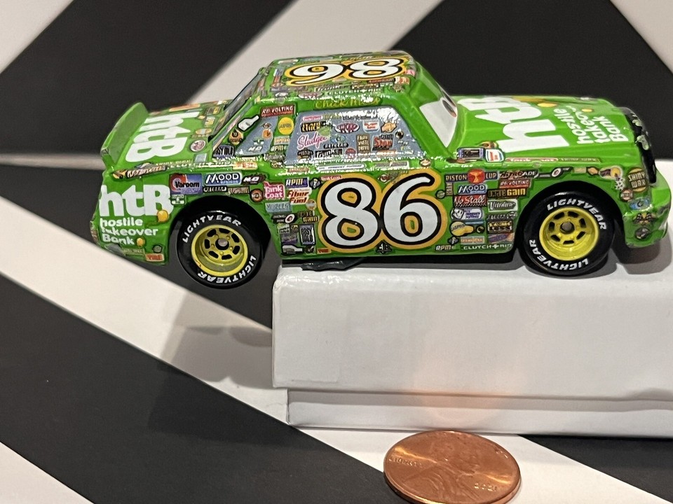 Disney Pixar Movie Cars HTB Hostile Takeover Bank #86 Car Chick Hicks ...