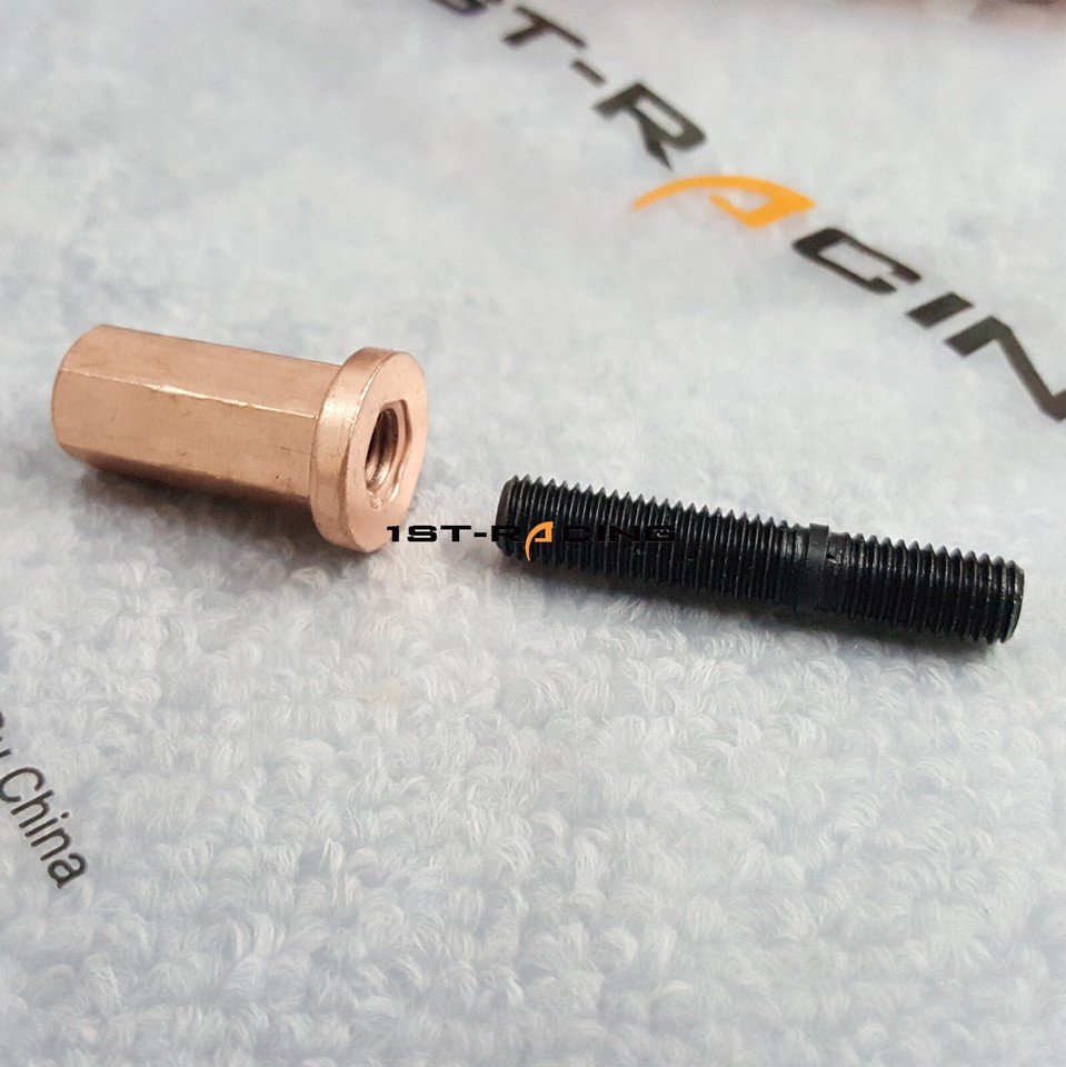 M7x39mm Exhaust Manifold Stud Bolt+Copper Nuts For BMW N54 135i 335i ...