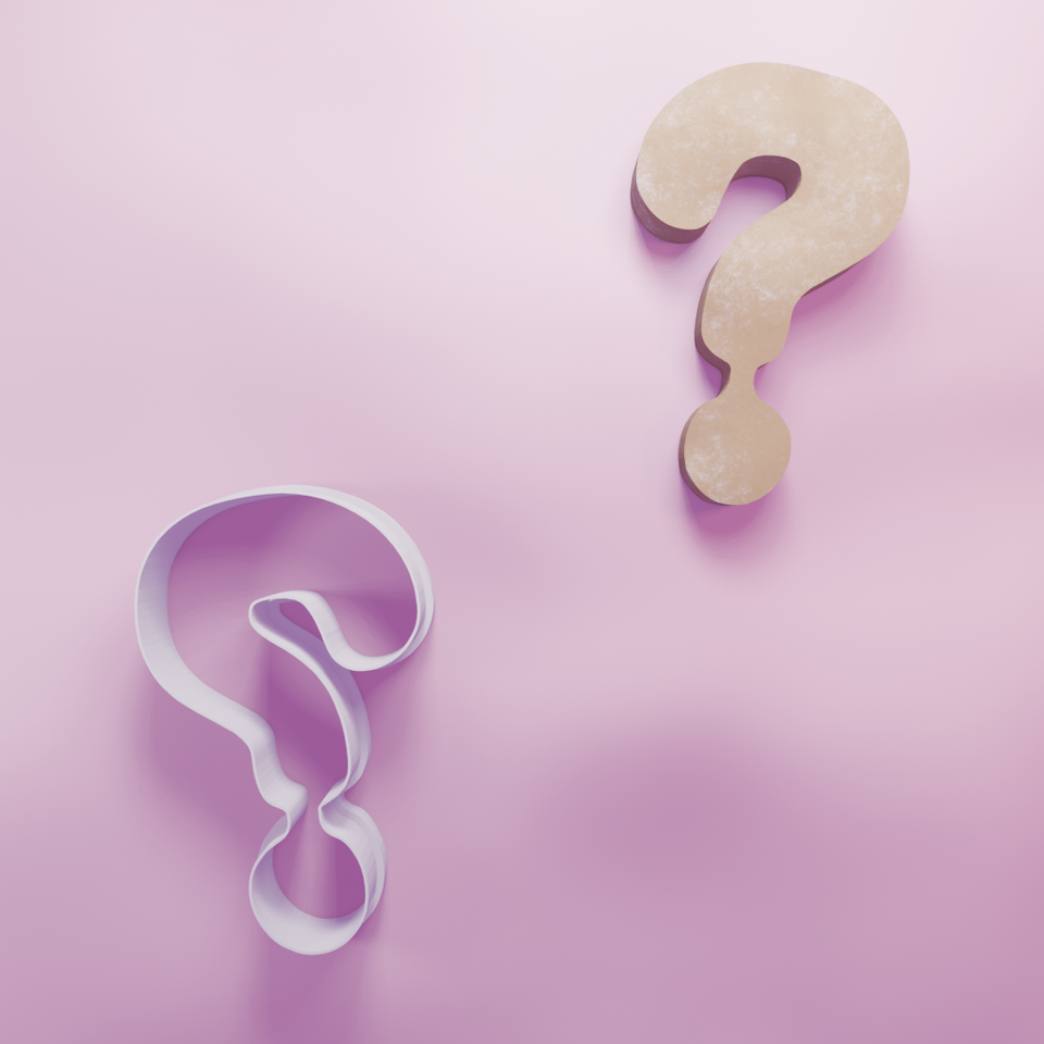 Question Mark Cookie Cutter - Biscuit Cutter - Baking - 3 Sizes | eBay