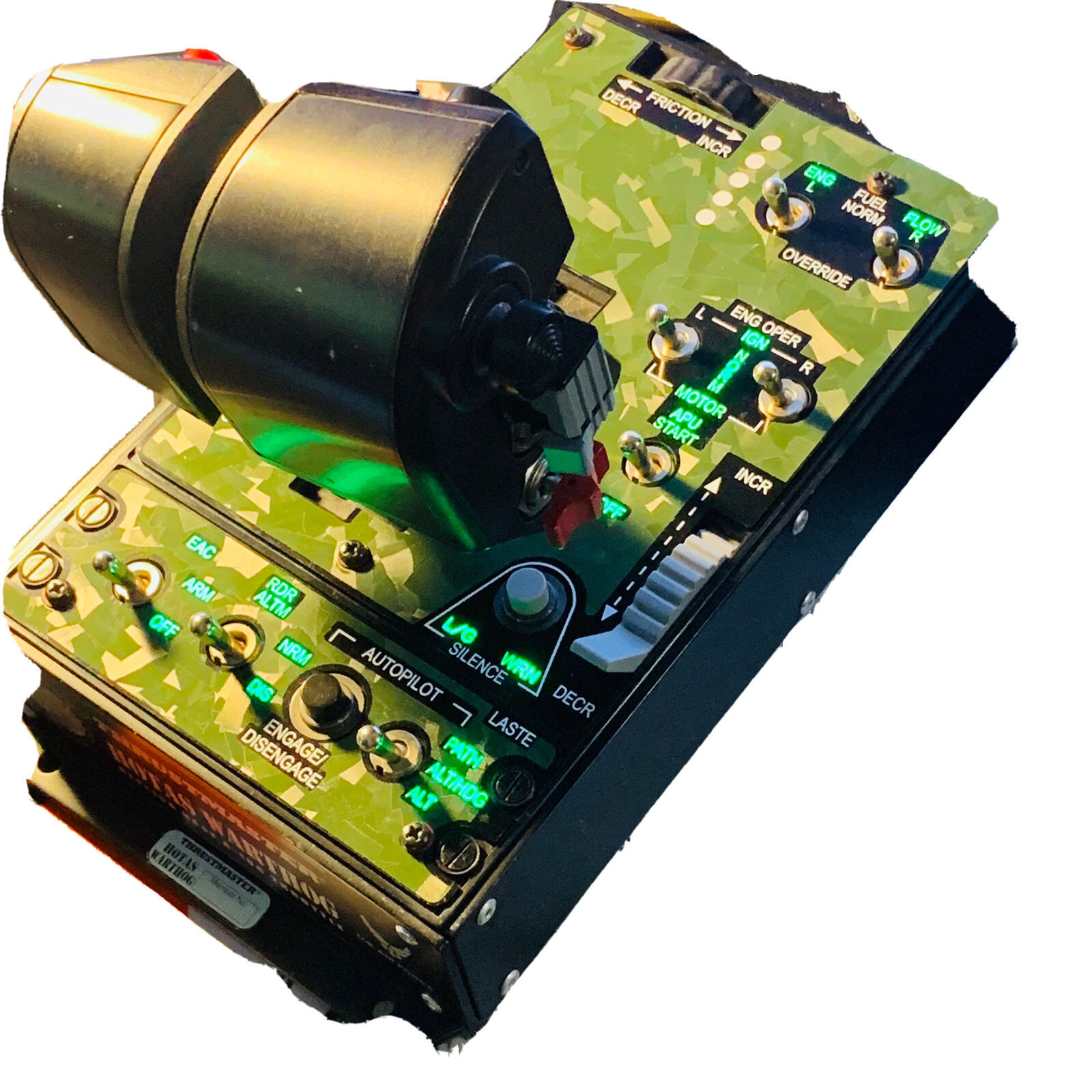 Thrustmaster Warthog Dual Throttle Skin Vinyl Decal Sticker Custom ...