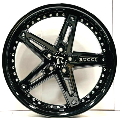 20X10 RUCCI BLACK LABEL BOLT PATTERN 5X112 MERCEDES / AUDI | eBay