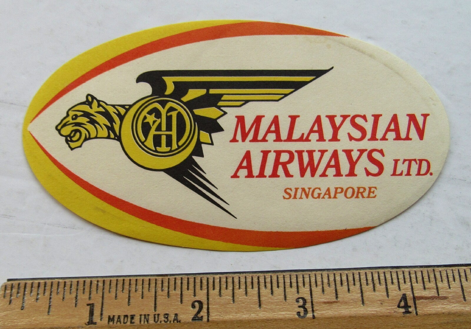 Airline Luggage Label Unused Malaysian Airways LTD | eBay