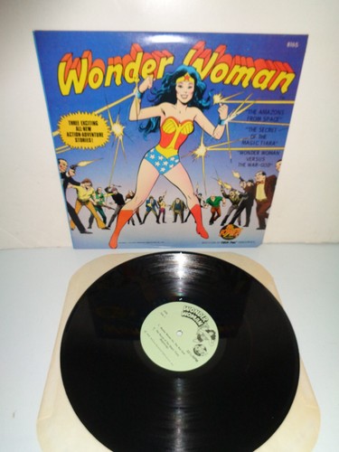 Wonder Woman Power Records LP 1975 DC Comics 3 Exciting Stories ! | eBay