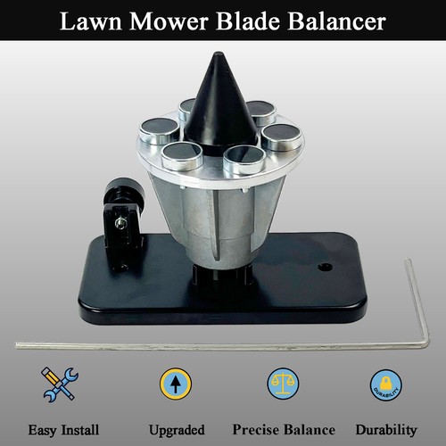 Black Magnetic Wall Mount Lawn Mower Blade Balancer NEW For 42-047 ...