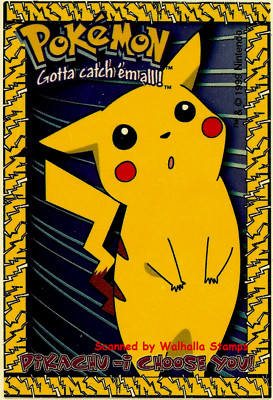 POKEMON STICKER, Pikachu, A&A Vintage vending machine sticker, MADE IN ...