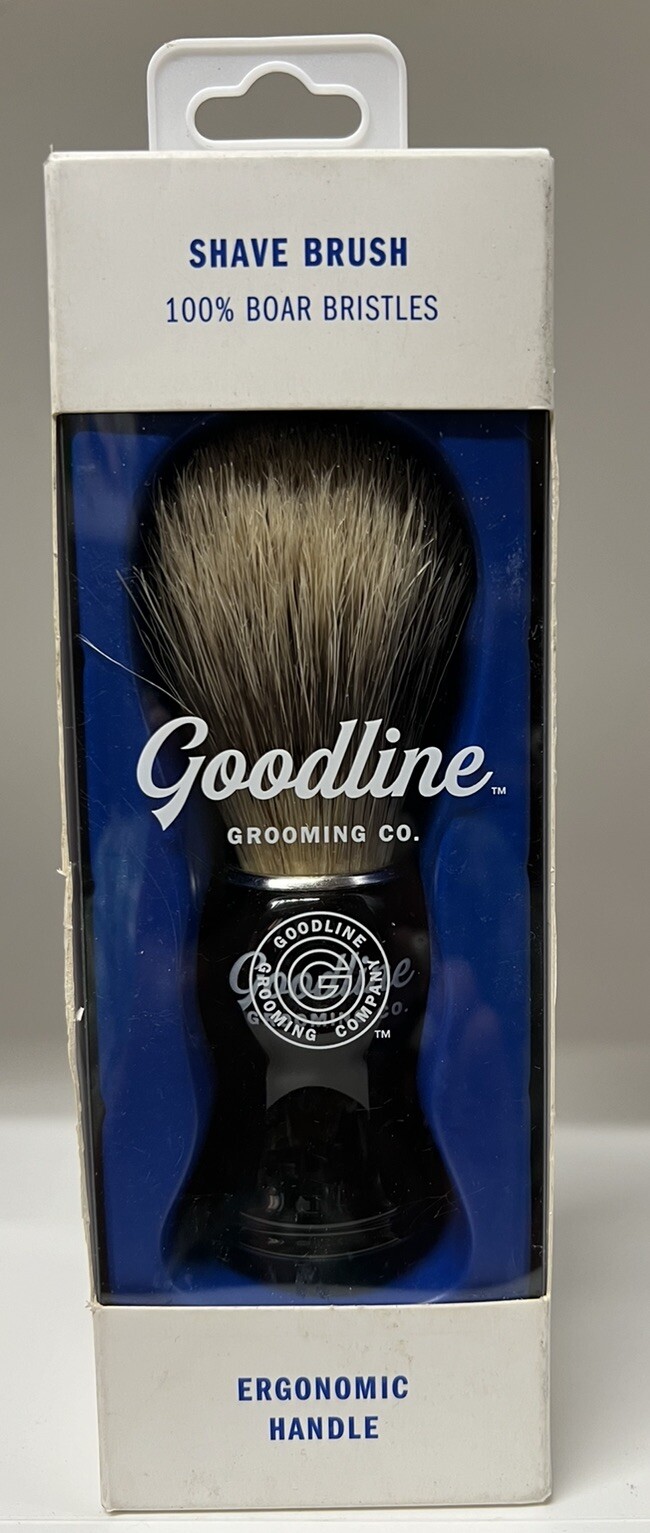 Goodline Grooming Co. Shave Brush 100% Boar Bristles New In Box ...