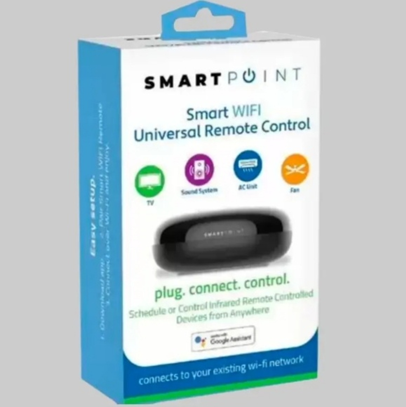 Smartpoint Wifi Smart Remote Controller, Alexa and Google Assist Voice ...