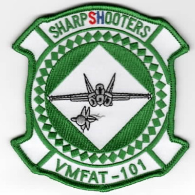 4" MARINE CORPS VMFAT-101 SHARPSHOOTERS F-4 EMBROIDERED PATCH | eBay