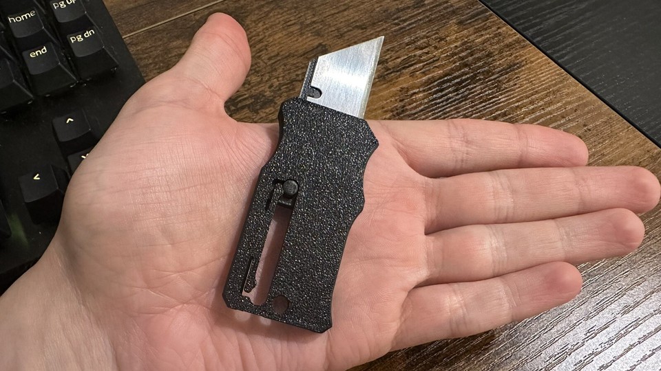 Pocket Utility Knife - Small EDC Box Cutter Minimalist Light Duty ...