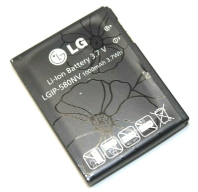 Genuine LG LGIP-580NV Replacement Li-Ion Battery 3.7V 1000mAh for ...
