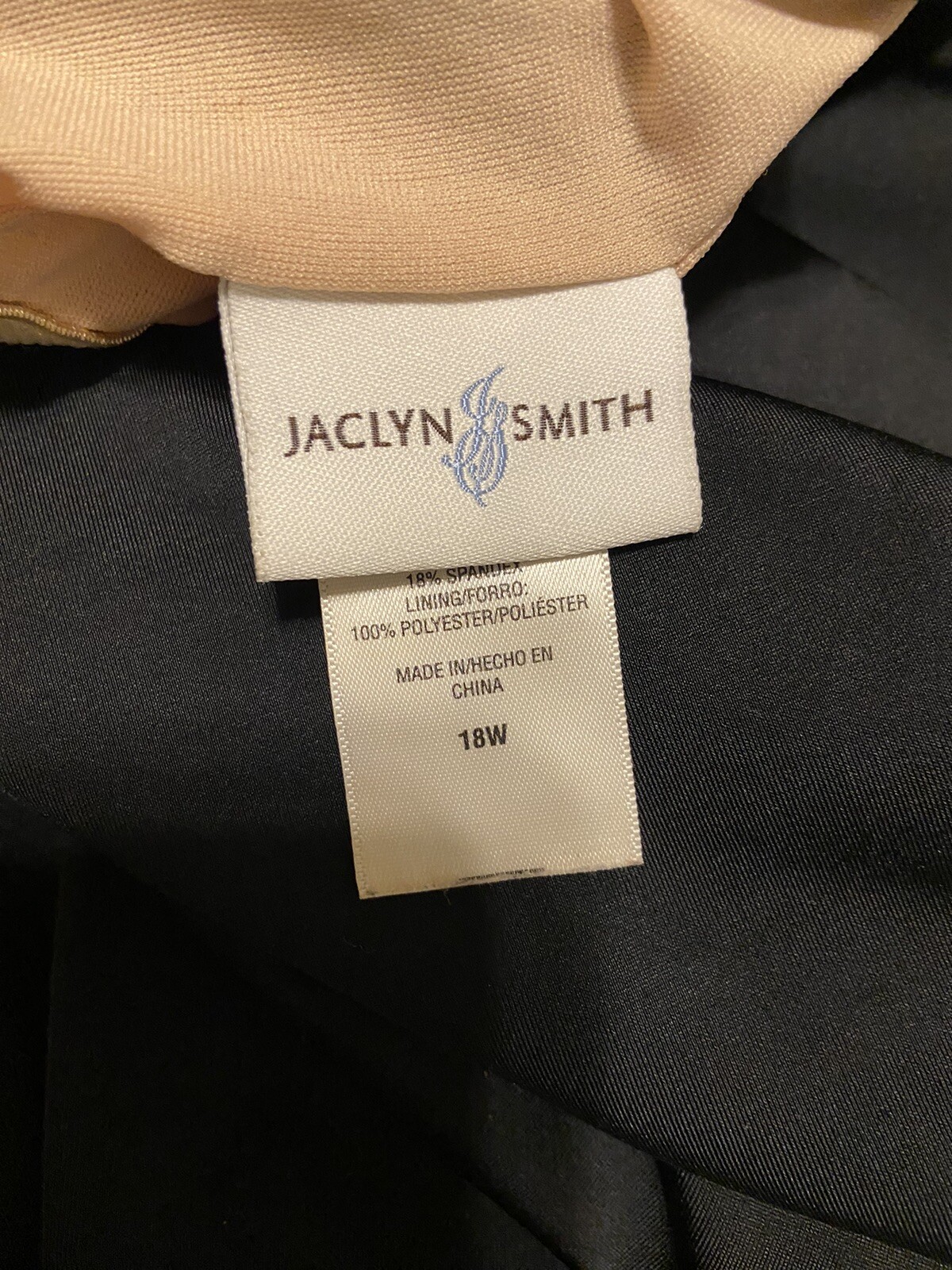 Jaclyn Smith 1-Piece Swim Dress Animal Print Top Blac… - Gem