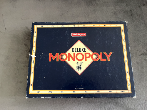 waddingtons deluxe monopoly game uk edition board game #44026 rare ...