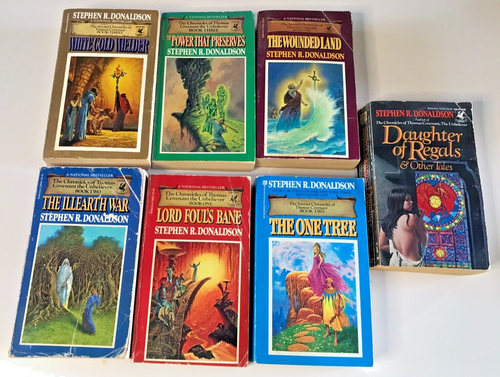 Stephen R. Donaldson Paperback Book Lot 7 Thomas Covenant PB Books | eBay
