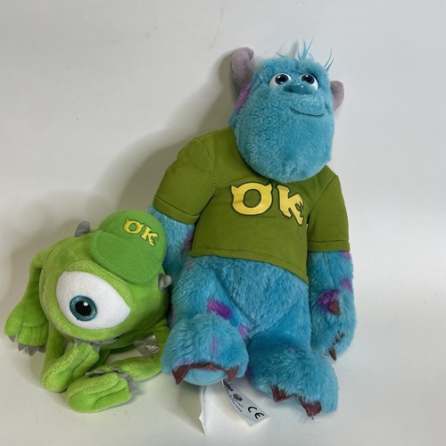 Monsters University OK Sulley Mike Disney Pixar Talking Plush 12" Toys ...