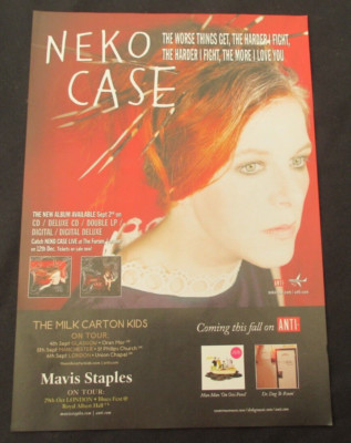 neko case music magazine advert a4 size 2013 | eBay