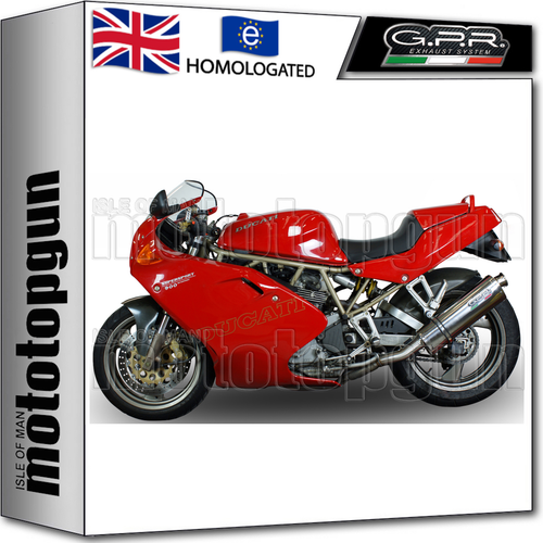 GPR 2 EXHAUST HOM TRIOVAL DUCATI SUPERSPORT 900 SS 1994 94 1995 95 1996 ...