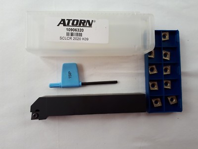 ATORN SCLCR 2020 K09 Lathe tools and inserts CCMT 09T304-MP HC7530 ...