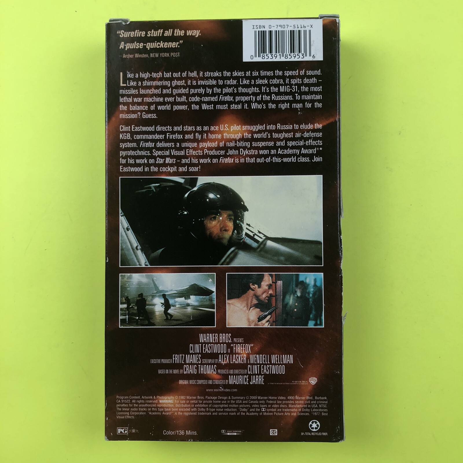Firefox (VHS, 2000, Clint Eastwood Collection)-020 | eBay