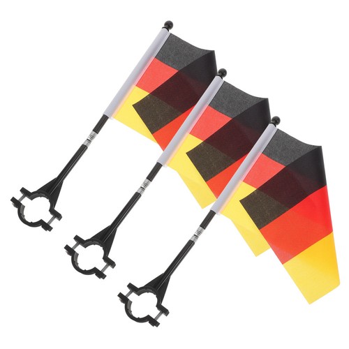 3Pcs Drapeau de l'Allemagne pour le Cyclisme Drapeau de Vélo Vélos ...