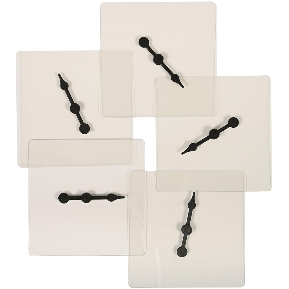 Transparent Spinners | Set of 5 | Math Game Spinner | Dry Erase Surface ...