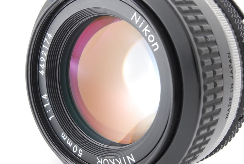 [Near MINT+++] Nikon Nikkor Ai 50mm F1.4 Standard Prime Lens From JAPAN ...