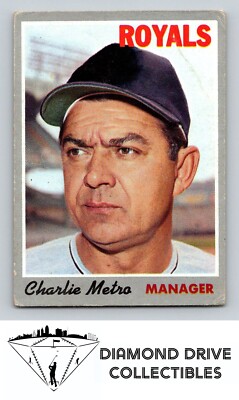 1970 Topps #16 Charlie Metro | eBay