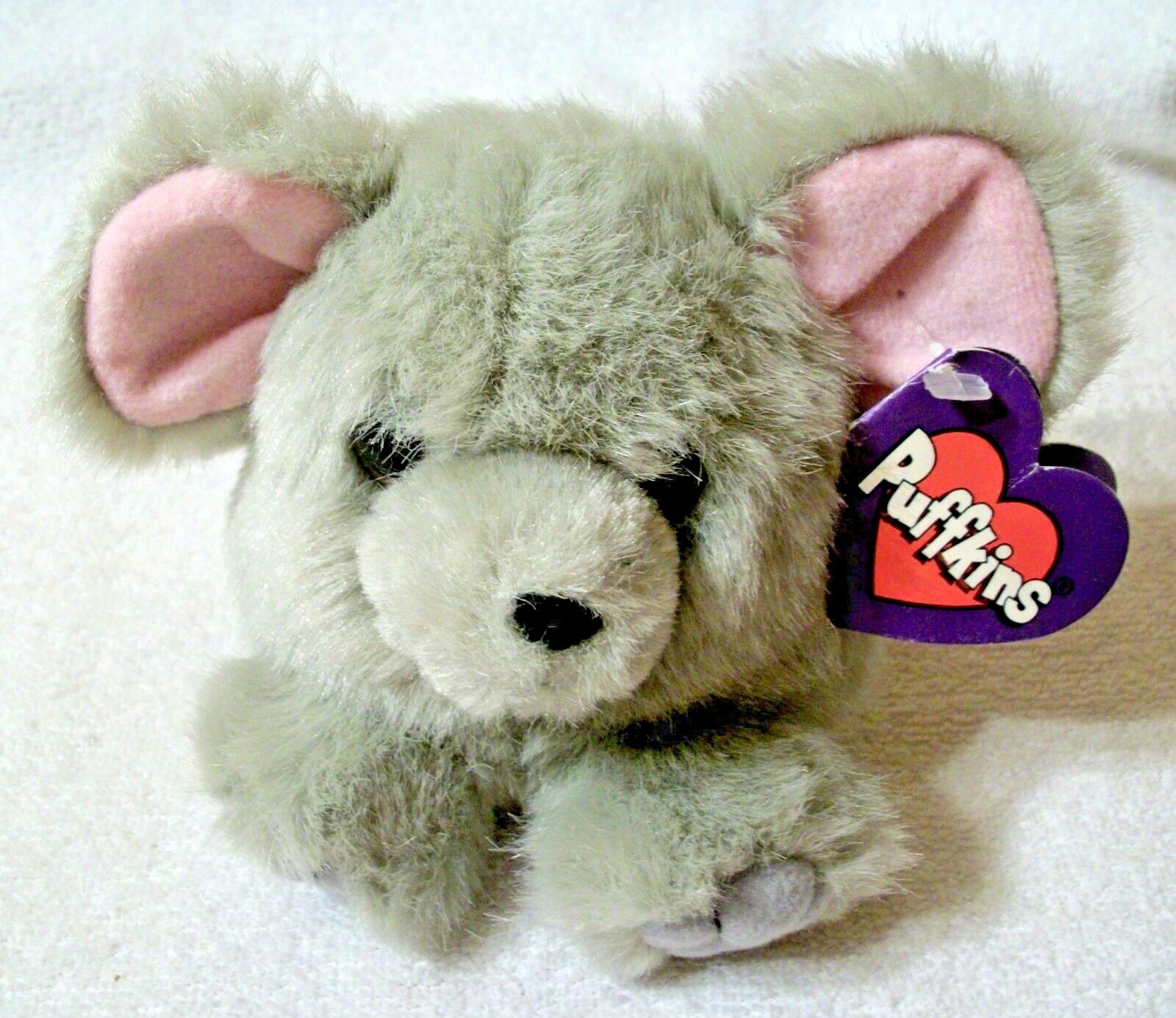 Puffkins Mouse Toy Animal Plush Stuffed Murphy 1997 Animal by Swibco 4 ...