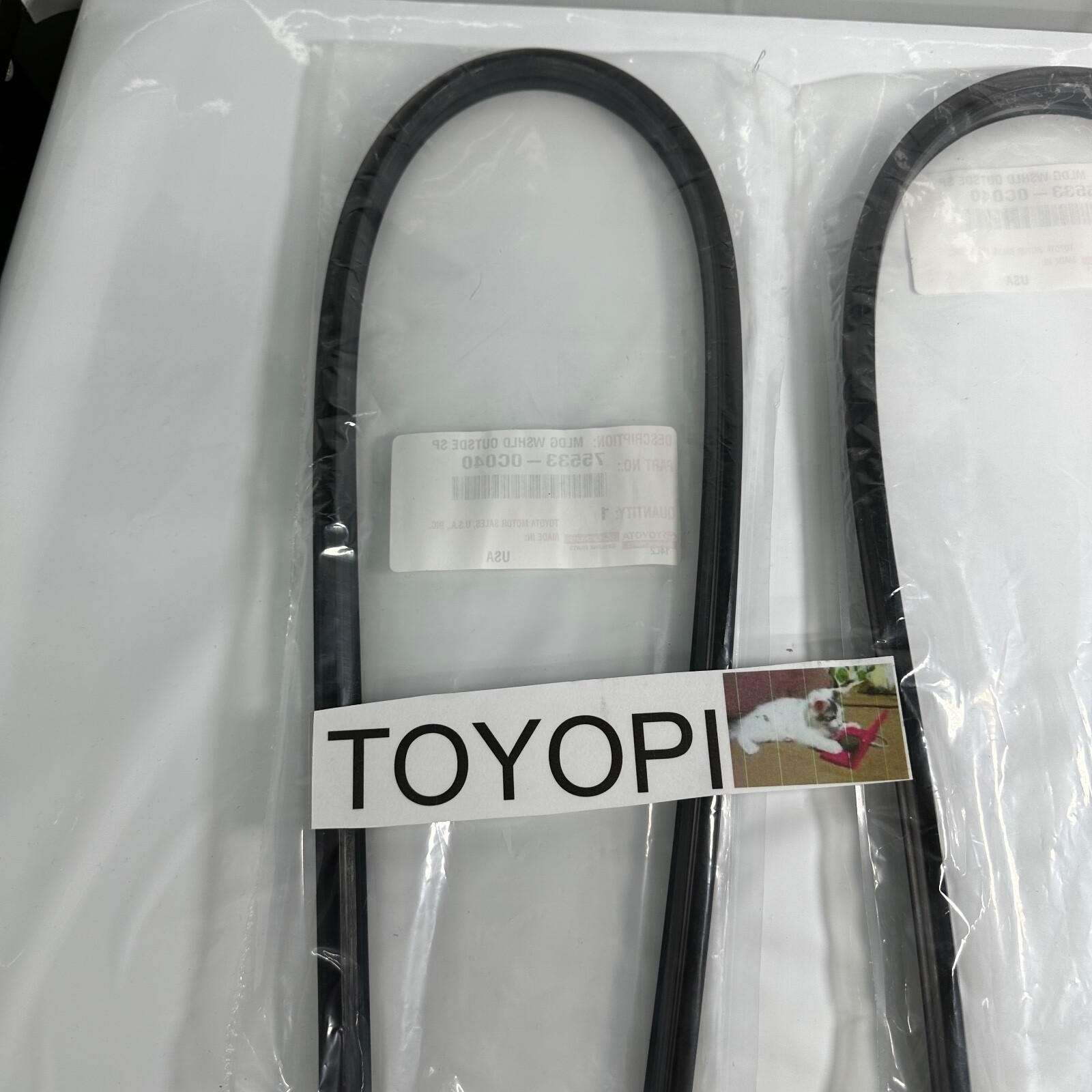 New TOYOTA Tundra 2007-2014 SIDE MOLDING LH RH Set of 2 75533-0C040 OEM ...