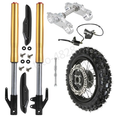 630mm Front Forks +2.50-10 Wheel Tire for Razor Mini Dirt Bike Disc ...