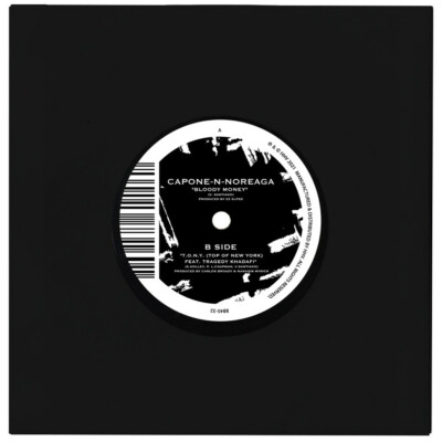 CAPONE-N-NOREAGA Bloody Money / T.O.N.Y 7" Vinyl Hip Hop 45 tony the ...