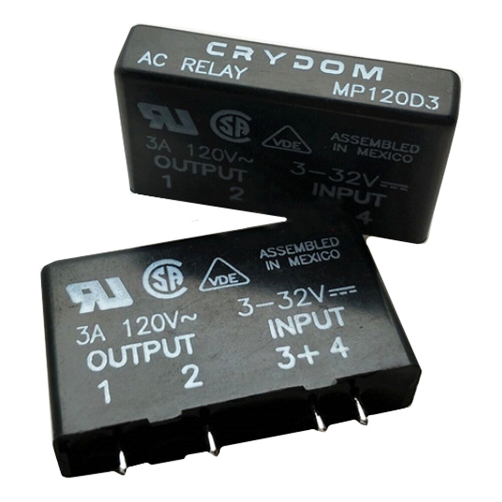 2Pcs CRYDOM MP120D3 3-32VDC Solid State Relay 3A 120VAC 4Pins | eBay