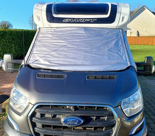 Ford Transit Mk8 Mk9 Motorhome External Thermal Windscreen Cover ...
