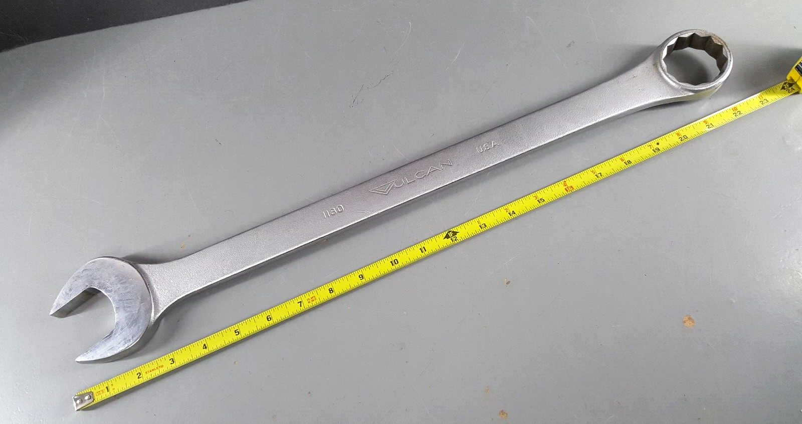 VULCAN HAND TOOLS 1180 COMBINATION 12 POINT WRENCH 1-5/8 USA HEAVY ...