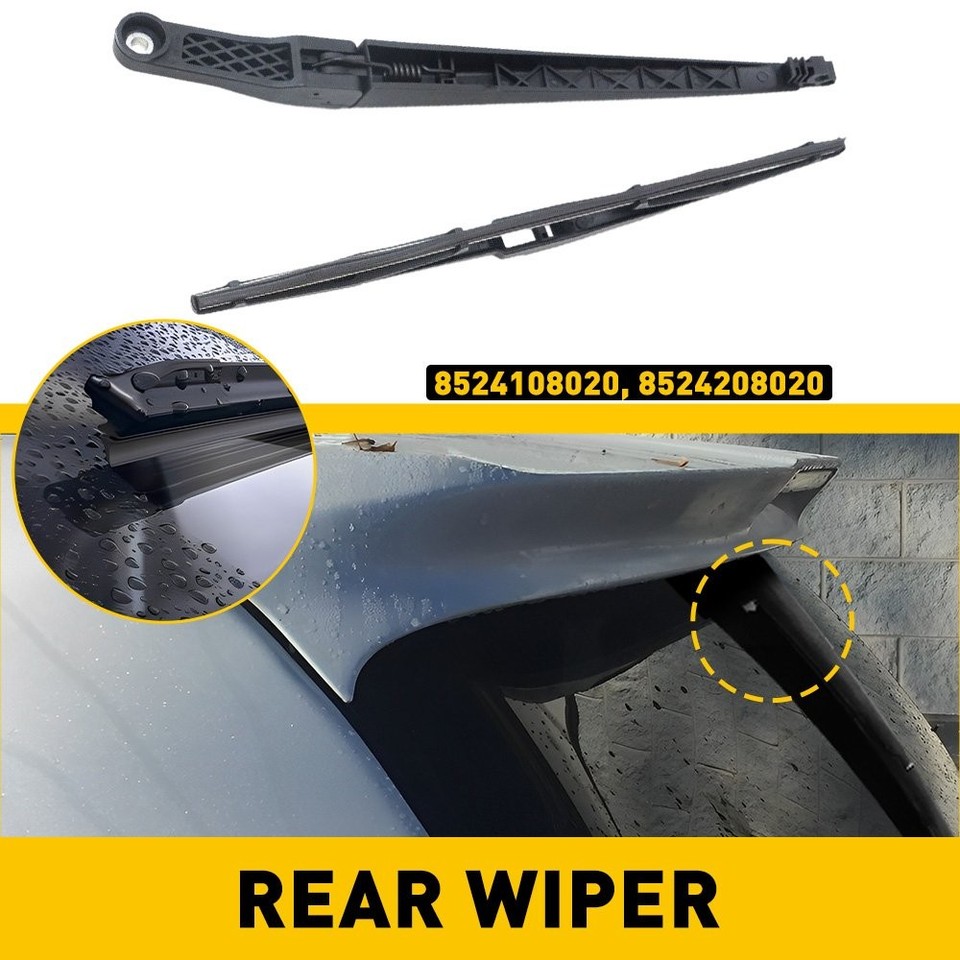 Black Rear Wiper Arm & Blade For 2011-2021 Toyota SIENNA 85242-08020 ...