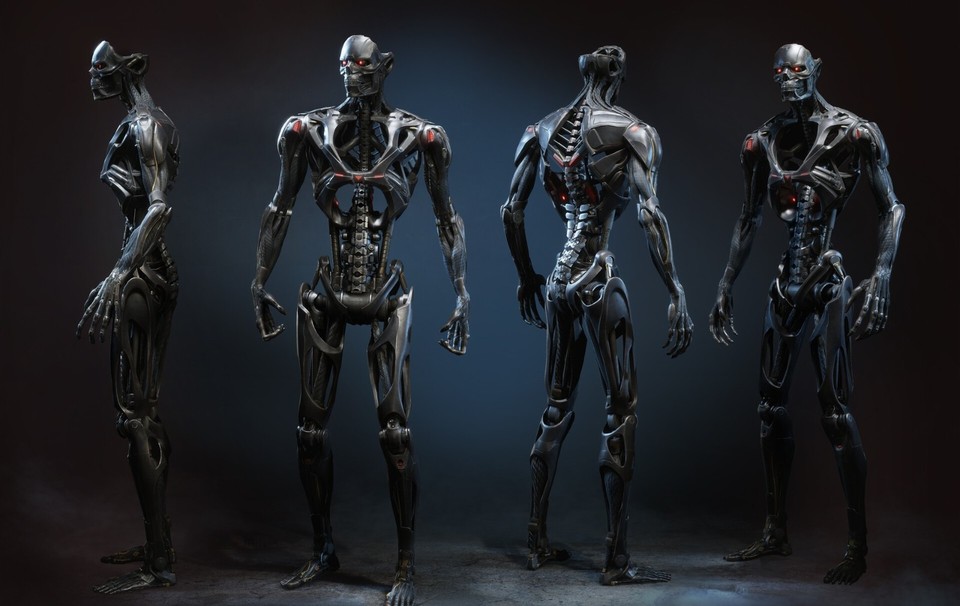 Legion 1/6 Scale Rev-9 Terminator (From “Terminator: Dark Fate”) Figure ...