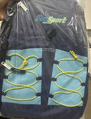 Pro Sport Backpack Large Black Blue Adjustable Compartments | eBay