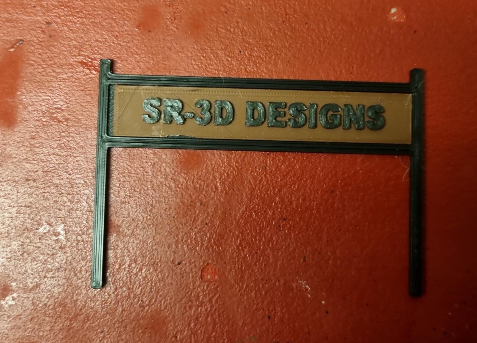 00 gauge model railway station sign 7 colours Customisable Name Set of ...